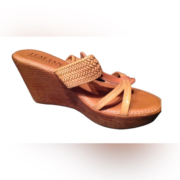 Italian Shoe Makers | Shoes | Italian Shoemaker Wedge Handmade Sandal ...